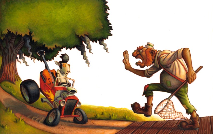 Evolution of Goats – A New Illustration Style – Jeff Crosby